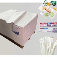 China FSC 35gsm 50gsm Food Grade Sugar Sachet Packaging Paper Roll   For Instant Coffee for sale