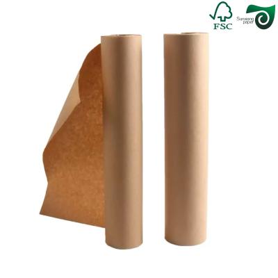 China FSC Certified Expansible Brown Kraft Paper Sheets  80gsm 90gsm for sale