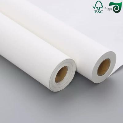 China Food Safe White Kraft Paper  250gsm 400gsm High Density Solution For Premium Packaging for sale