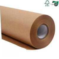 China FSC 56gsm Waterproof Unbleached Brown Wrapping Paper For Mango Protector Bags  70cm 100cm for sale