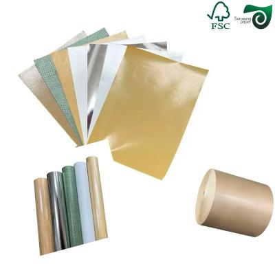 China FSC 300gsm 15gsm PE Coated Kraft Paper Food Grade Waterproof Paper For Food Trays for sale