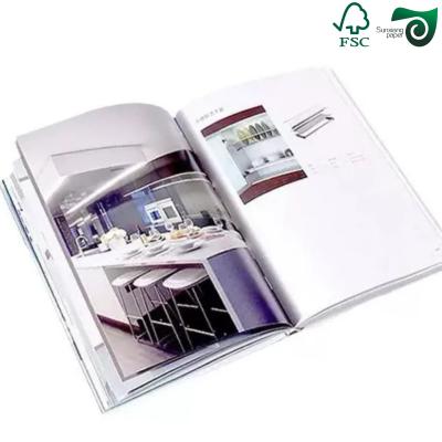 China FSC C2S Glossy Couche Paper 100% Virgin Wood Pulp For Magazines Notebook Covers for sale