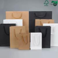 China FSC 70gsm Bleached White Kraft Paper For Shopping Bags Excellent Strength for sale