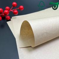 China FSC Brown White 40g Non Stick Silicone Baking Paper Oven Baking Liner Paper for sale