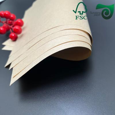 China FSC PFAS Free 50gsm Yellow Brown Silicone Baking Parchment Paper Food Packaging Grade for sale