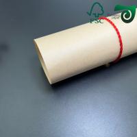 China FSC 55gsm One Side Glossy MG Brown Kraft Paper  Food Grade Wrapping Packaging Material for sale