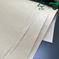 China FSC 45gsm 60gsm 65gsm Uncoated Brown Kraft Paper For Food Bag Production for sale