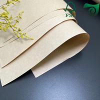 China FSC Uncoated Brown Kraft Paper Sheets 50gsm 700gsm For Food Bag Manufacturing for sale