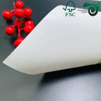 China FSC 100gsm 140gsm High Stiffness Virgin White Kraft Paper  For Flour Rice Bags for sale