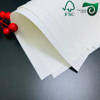 China Premium FSC Certified Food Grade Bleached Wrapping Board Single Side Coated   High Stiffness for sale