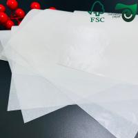 China FSC 50g Degradable Food Safe Grease Resistant Paper Fried Food Packaging for sale