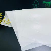 China Food Grade Bleached Semi Transparent Glassine Wrapping Paper 21gsm 40gsm for sale