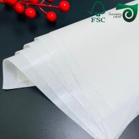 China Food Grade PE Coated White Kraft Paper Waterproof Greaseproof Food Wrapping Paper for sale