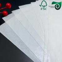 China 40gsm Food Grade White Kraft Greaseproof Hamburger Wrapping Paper for sale