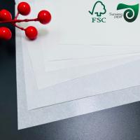 China 40gsm Food Grade White Kraft Greaseproof Hamburger Wrapping Paper for sale