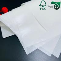 China 40gsm 45gsm White Double Side Coated Greaseproof Paper 100% Virgin Wood Pulp for sale