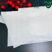 China 40gsm Food Grade White Kraft Greaseproof Hamburger Wrapping Paper for sale