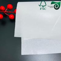 China Food Grade PE Coated White Kraft Paper Waterproof Greaseproof Food Wrapping Paper for sale