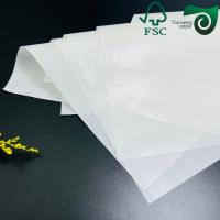 China FSC Certified Acid Free White Translucent Glassine Wrapping Paper Rolls  Vegetable Packaging for sale