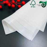 China FSC  Eco Friendly Food Grade White Paper Waterproof Oilproof For Fried Foods for sale
