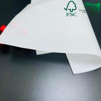 China Single Sided PE Coated White Kraft Paper  Food Grade Waterproof Greaseproof Packaging Paper for sale