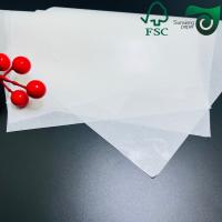 China FSC 600mm Width Baking Wrapping Paper 25gsm 30gsm White Kraft Paper For Cake for sale