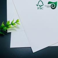 China FSC 75gsm Wet Strength White Gloss Label Paper For Beverage Cold Chain Label Packaging for sale