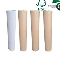 China FSC 100gsm 150gsm Matt Coated CAD Plotter Paper Roll 24'' 36'' 300ft   Dye Ink Compatible for sale
