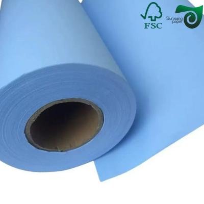 China FSC Blue Digital Engineering Drawing Paper 80gsm  20'' 24''   50 Yards 2 Inch Core for sale