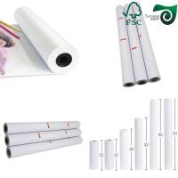 China 20lb 80gsm White Log Pulp CAD Bond Paper For Engineering Design Drawing for sale
