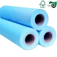 China FSC Certified Blue Digital Engineering Drawing Paper 80gsm 20'' 24''  2 Inch Core for sale