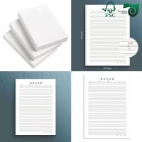 China FSC Eco Friendly White Bond Paper 80gsm 90gsm Uncoated Woodfree Printing Paper for sale