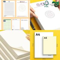 China FSC 250gsm Cream Offset Paper Tear Resistant Waterproof For Notebook Printing for sale