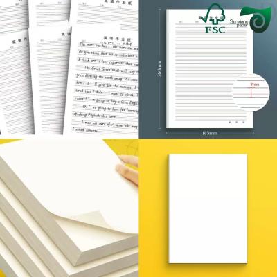 China FSC Certified 70gsm 80gsm Bright White A4 Copy Printing Paper For Office Use for sale