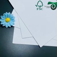 China 300gsm Coated Recycled Duplex Board Grey Back Ideal For Notebook Covers for sale