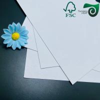 China 1mm 820g White Cardboard FSC With Grey Middle Layer 2 Layer Laminated Carton Board 31