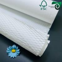 China FSC 100gsm White‑Brown Honeycomb Paper  Eco Friendly Protective Cushioning for sale