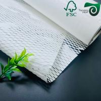 China FSC 100gsm White Honeycomb Paper  Eco Friendly Cushion For E Commerce Fragile Goods for sale