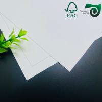 China FSC 100gsm 120gsm Natural White Kraft Paper  For Grocery Shopping Bags Packaging for sale