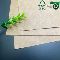 China FSC Uncoated Brown Kraft Paper 50gsm 60gsm For Food Grade Food Bags for sale