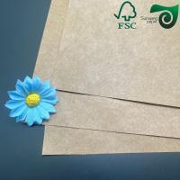 China FSC Uncoated Brown Kraft Paper 50gsm 60gsm For Food Grade Food Bags for sale