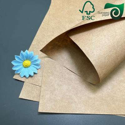 China FSC Certified Virgin White Kraft Paper Rolls  150gsm 190gsm Ideal For Paper Bag Production for sale