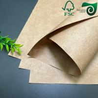 China FSC High Wet Strength Brown Kraft Paper Rolls  70gsm 100gsm  For Cooling Pads for sale