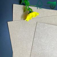 China 80g Natural Brown Wet Strength Packaging Kraft Wrapping Board FSC Kraft Liner Paper for sale