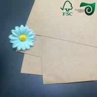 China FSC 90gsm 300gsm Kraft Craft Jumbo Roll Paper For Corrugated Board Making for sale