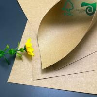 China FSC Certified Food Safe Brown Kraft Cardboard  400gsm For Food Packaging Cartons for sale