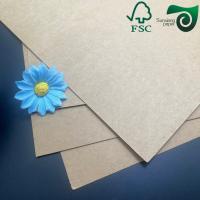 China FSC 70gsm 80gsm Brown Semi Extensible Sack Kraft Paper Roll 97cm Width For Cement Bag for sale