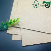 China FSC Certified Brown Kraft Paper 450gsm Fold Resistant For Desk  Wall Calendar Production for sale