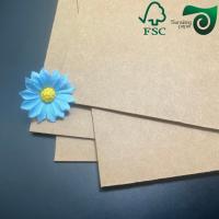 China FSC 300gsm 15gsm PE Coated Kraft Paper Food Grade Waterproof Paper For Food Trays for sale