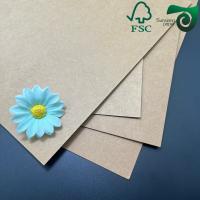 China FSC 300gsm 15gsm PE Coated Kraft Paper For Food Trays  700mm 1000mm for sale